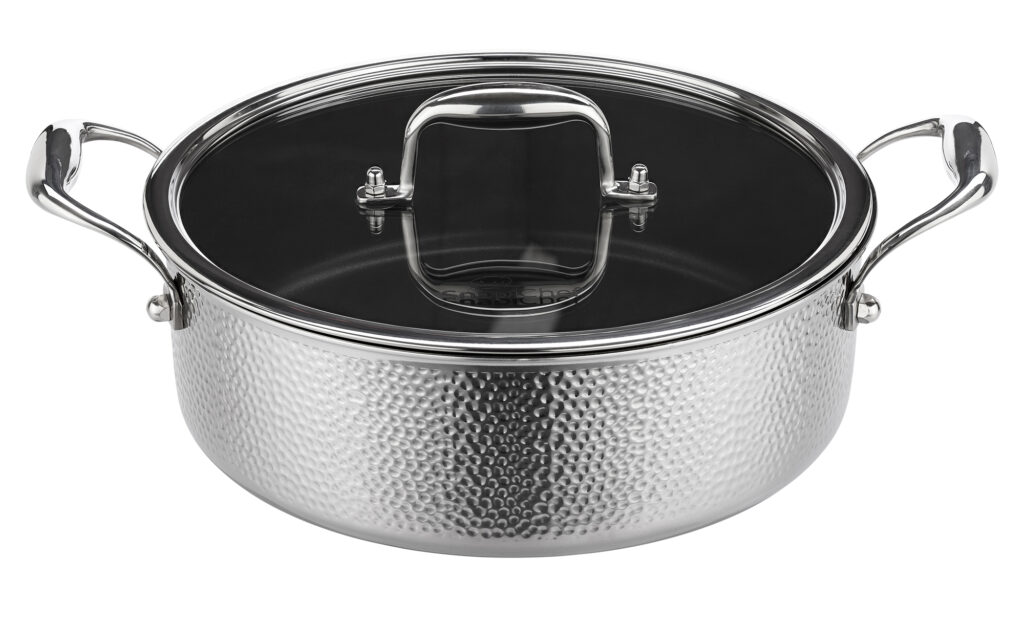 Stainless Steel Sauté Pan with Glass Lid Under $45 Shipped