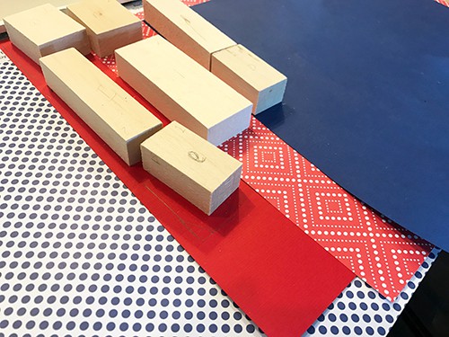 Super Simple Summer Craft: Reversible Wood Blocks DIY