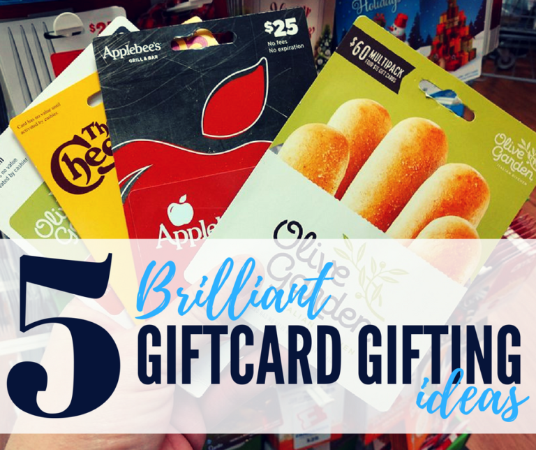 5 Genius Gift Card Giving Ideas