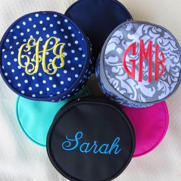 Personalized Travel Jewelry Cases (Great Gift Idea!)