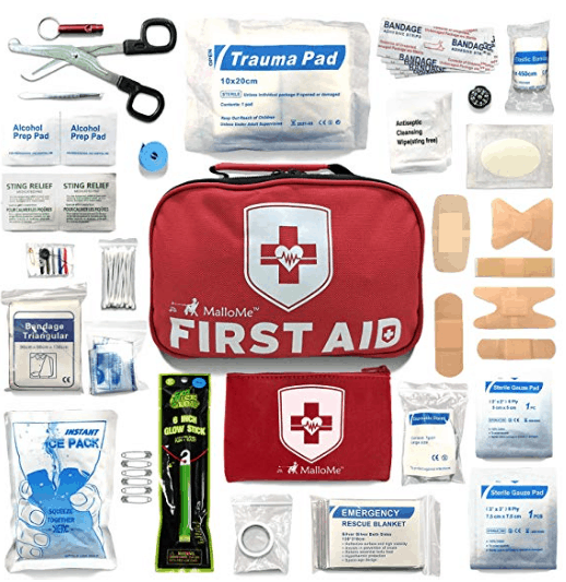Large 2-in-1 First Aid Kit + Bonus Mini First Aid Kit - Under $15!