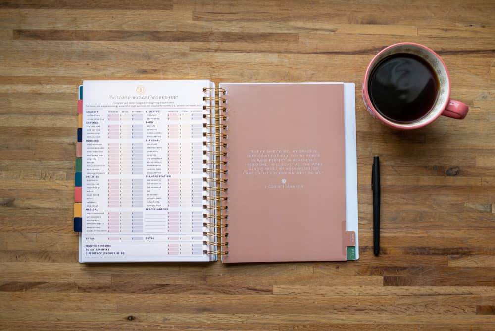 Home Planner with Daily Weekly, Monthly and Annual Entries