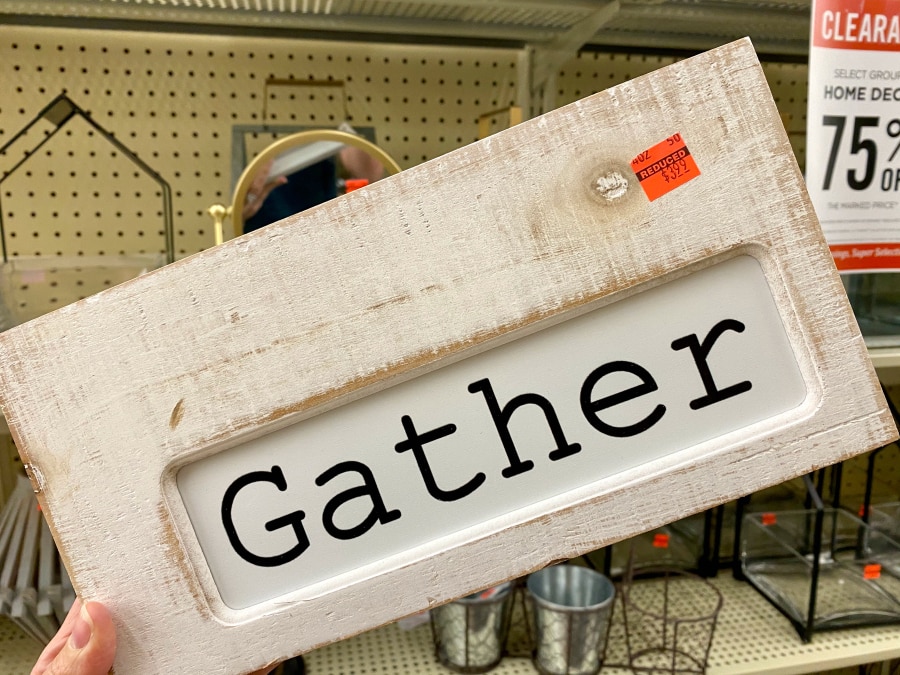 Gather Sign Hobby Lobby