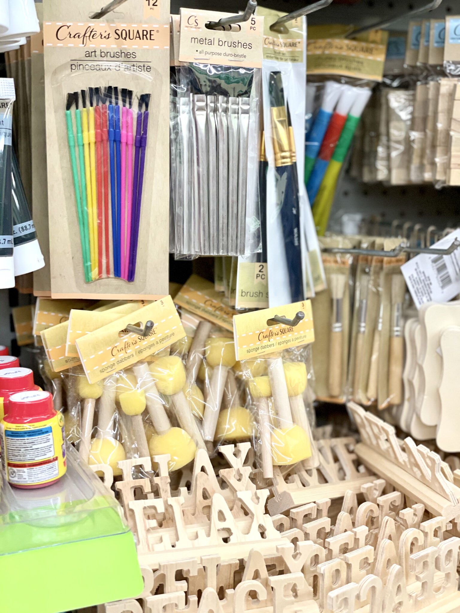 Dollar Tree Paint Supplies