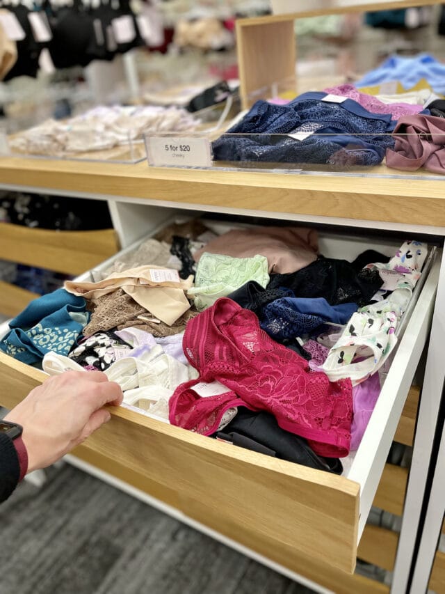 Target Bras from $5 (Reg. $10) + 5 for $25 Panties