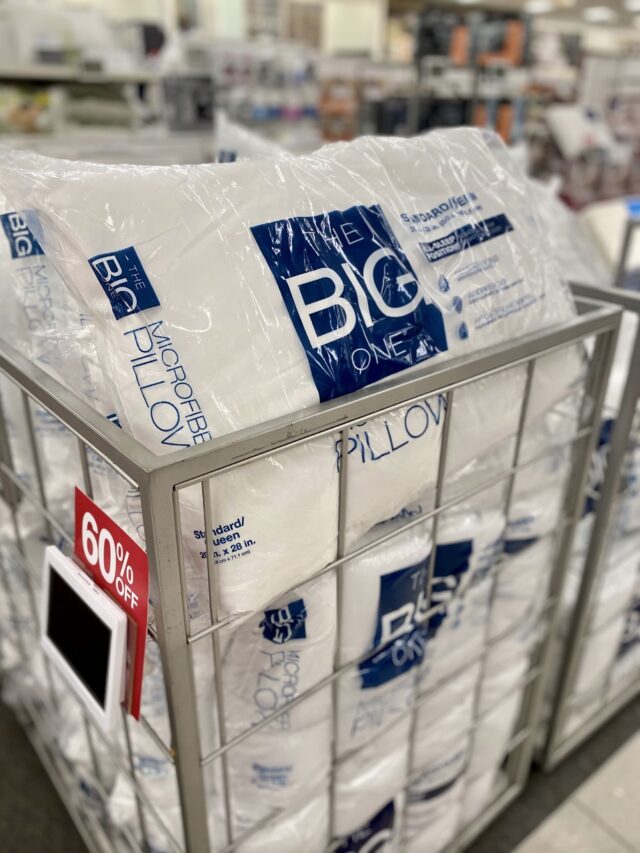 Kohl's | The Big One Pillows ONLY $3!