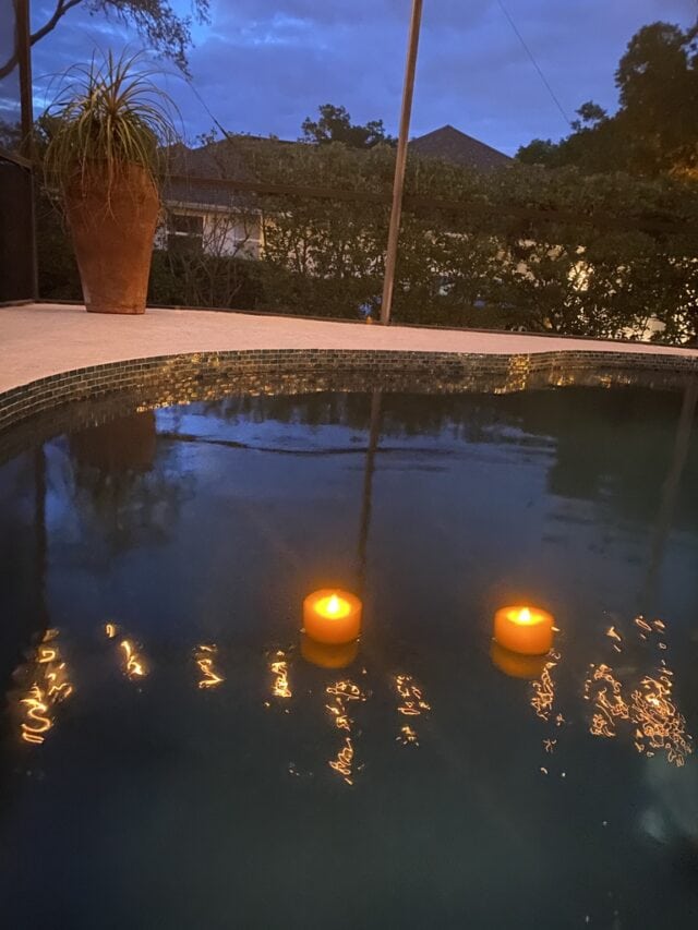 DIY Floating Pool Lights (So fun for Summer!)