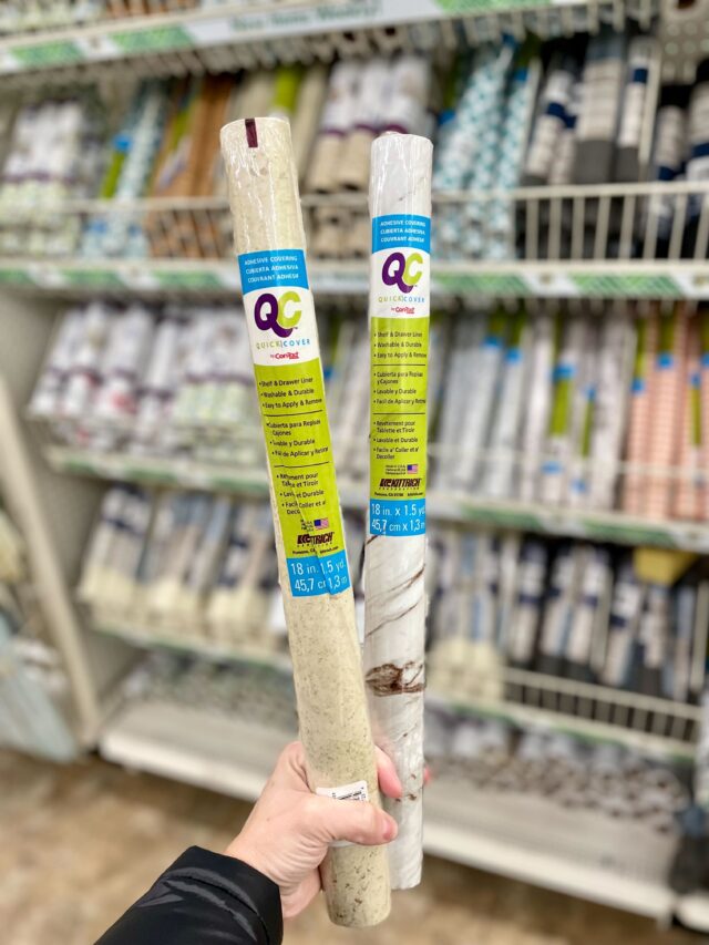 Dollar Tree BackSplash for LESS Using these Wall Tiles!