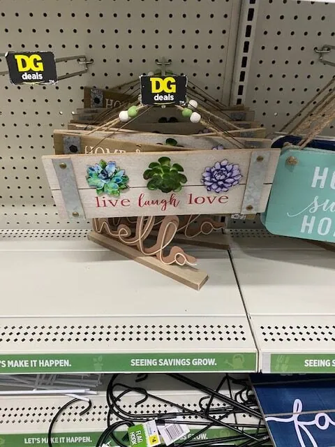 Dollar General Home Decor - So Many CUTE Items for Spring!