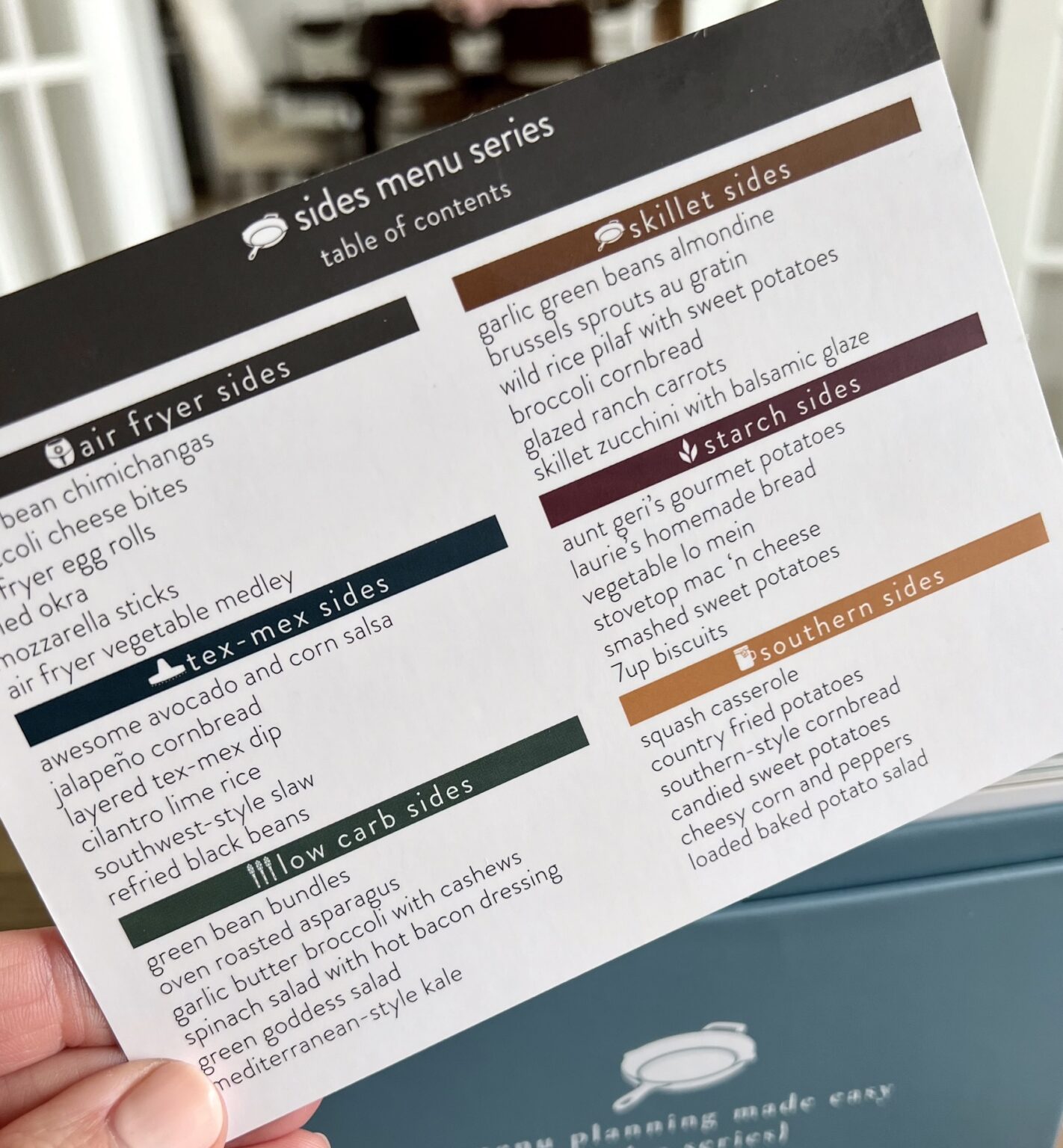 Our Side Dishes Menu Plan Is NOW AVAILABLE!