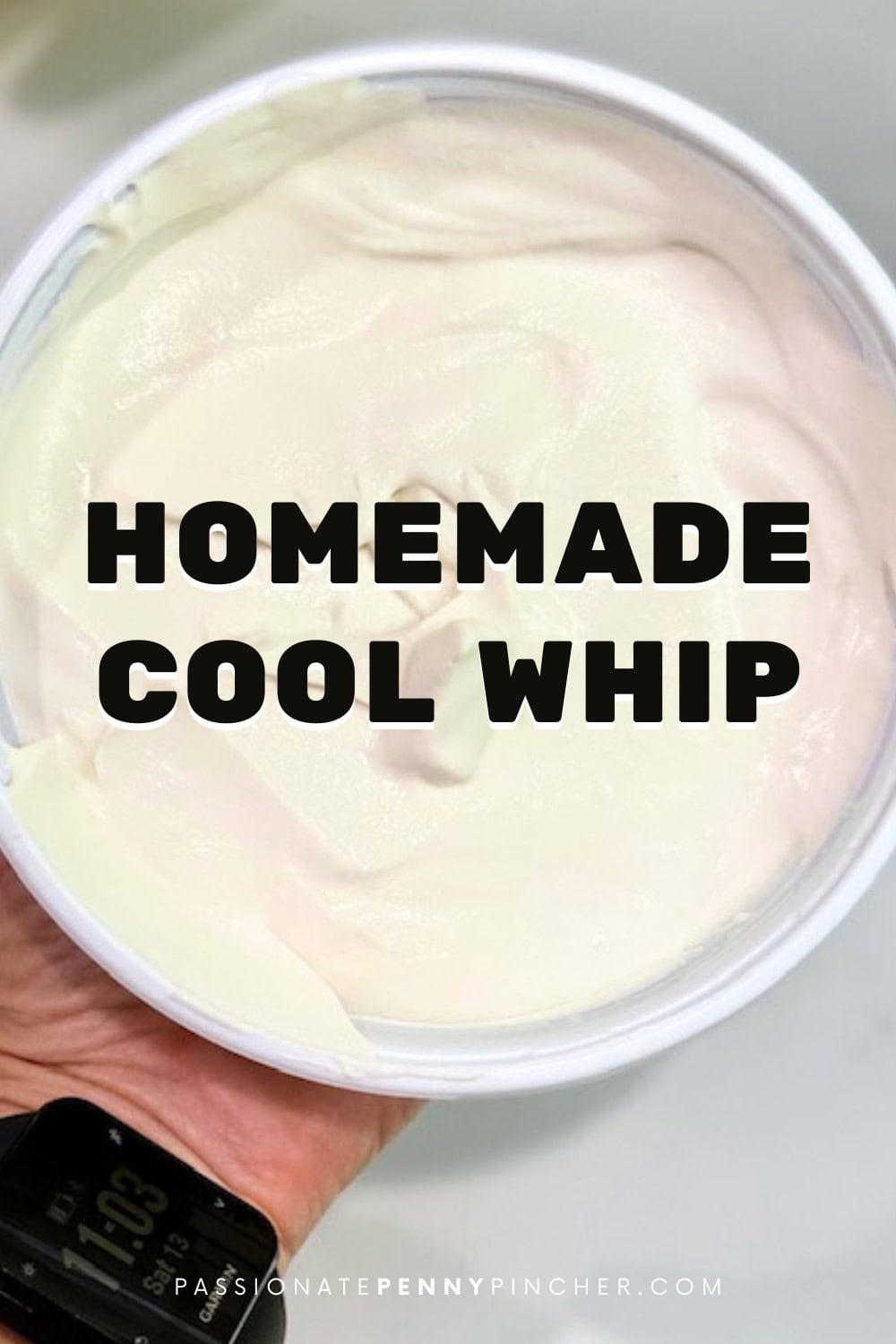 Homemade Cool Whip (Just 3 Ingredients and SO EASY to Make!)