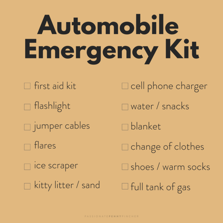 Car Emergency Kit | Our Readers Share What To Include!