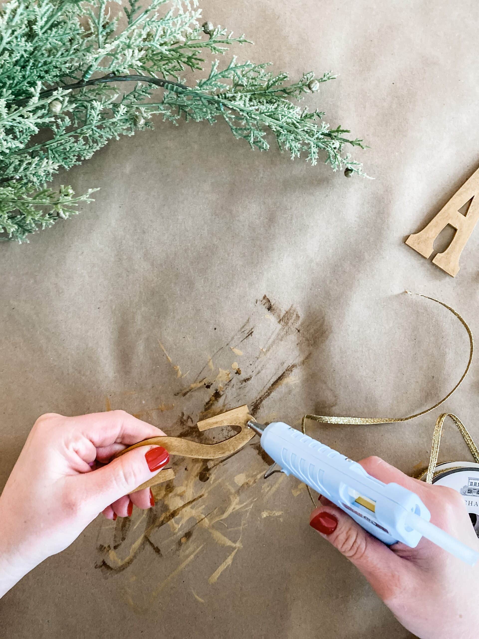DIY Christmas Stocking Letters