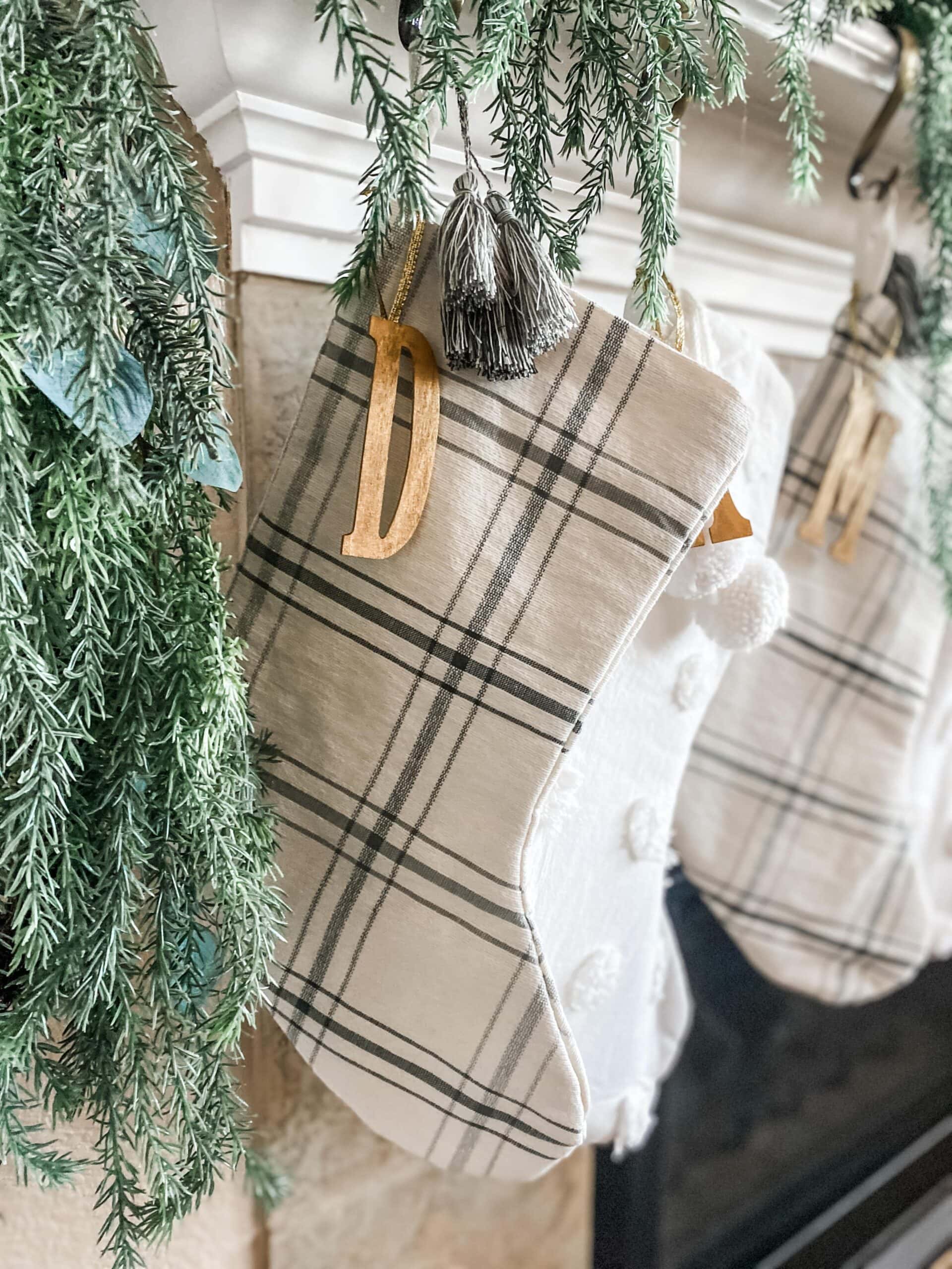 DIY Christmas Stocking Letters