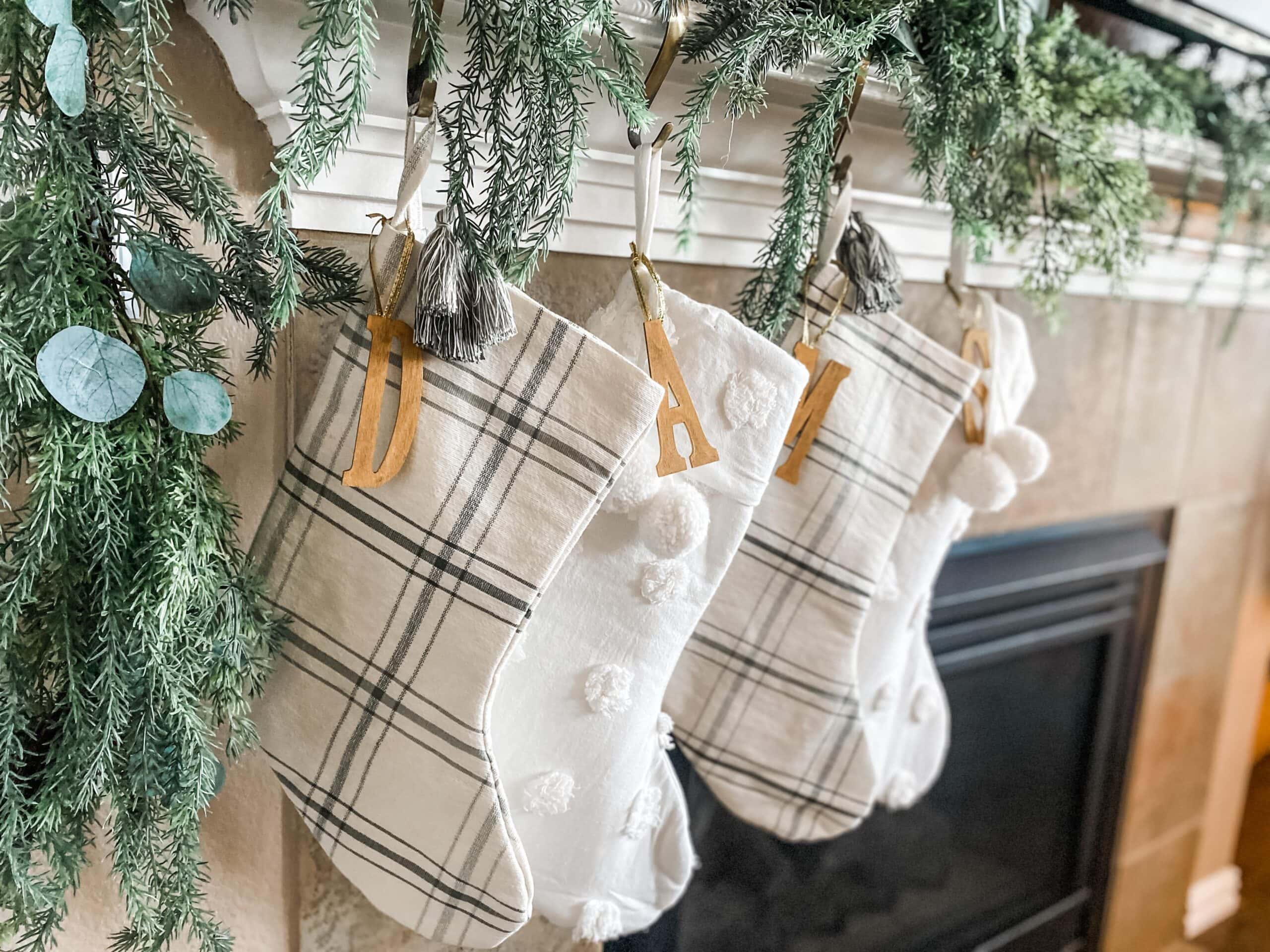 DIY Christmas Stocking Letters
