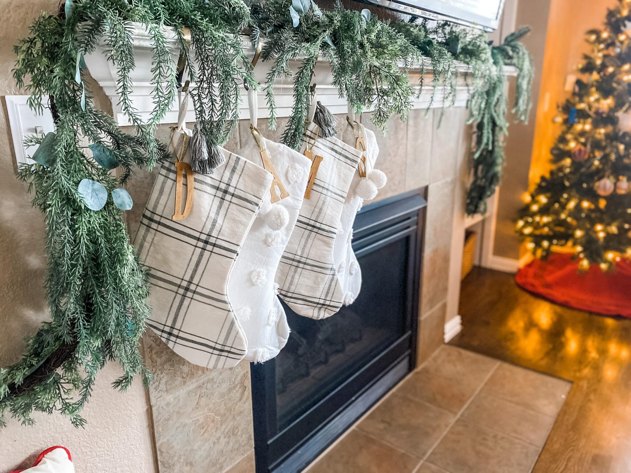 DIY Christmas Stocking Letters
