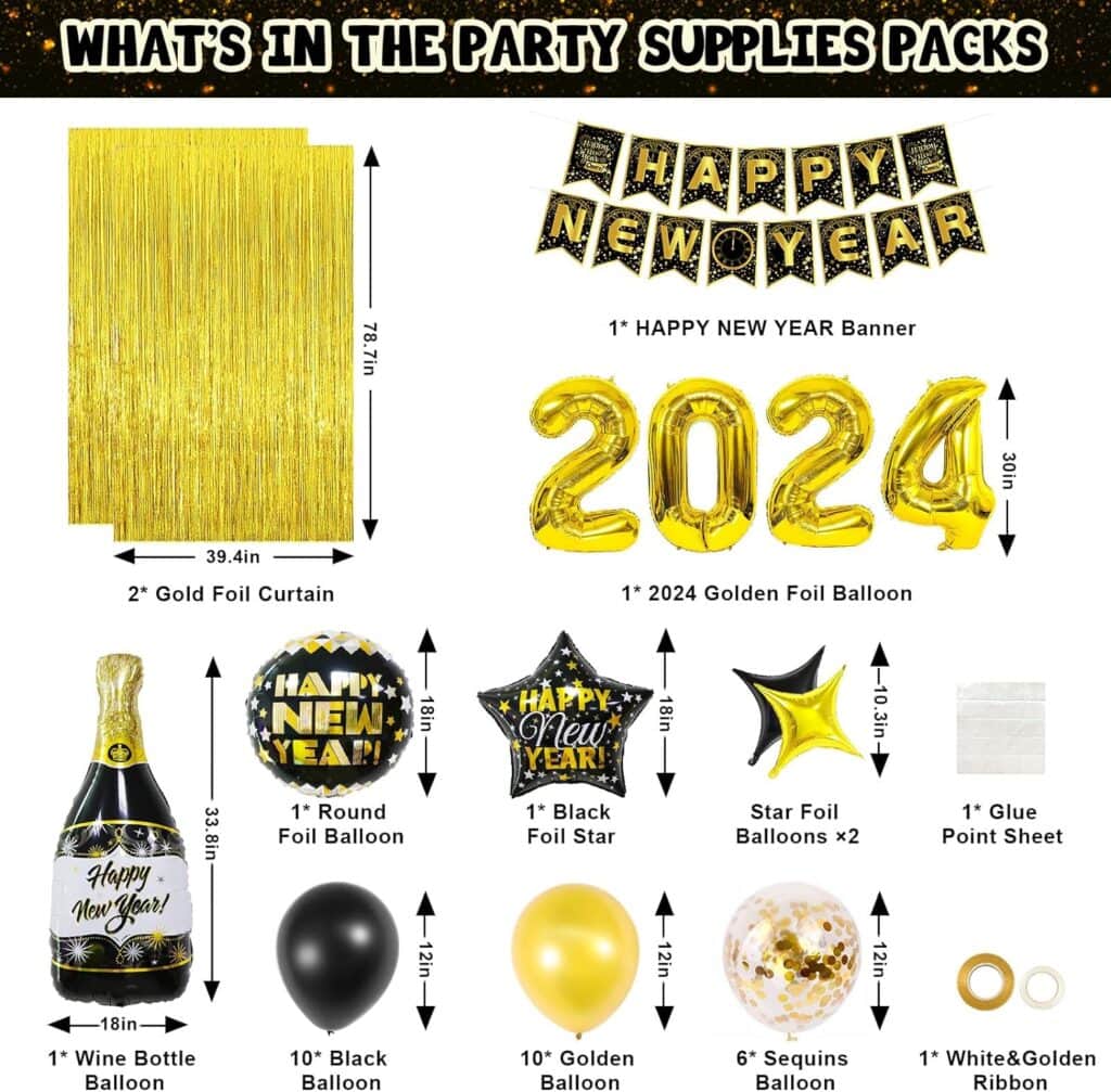 (EXPIRED) 2024 New Year's Eve Party Kit ONLY $11.99 (Reg. $20)