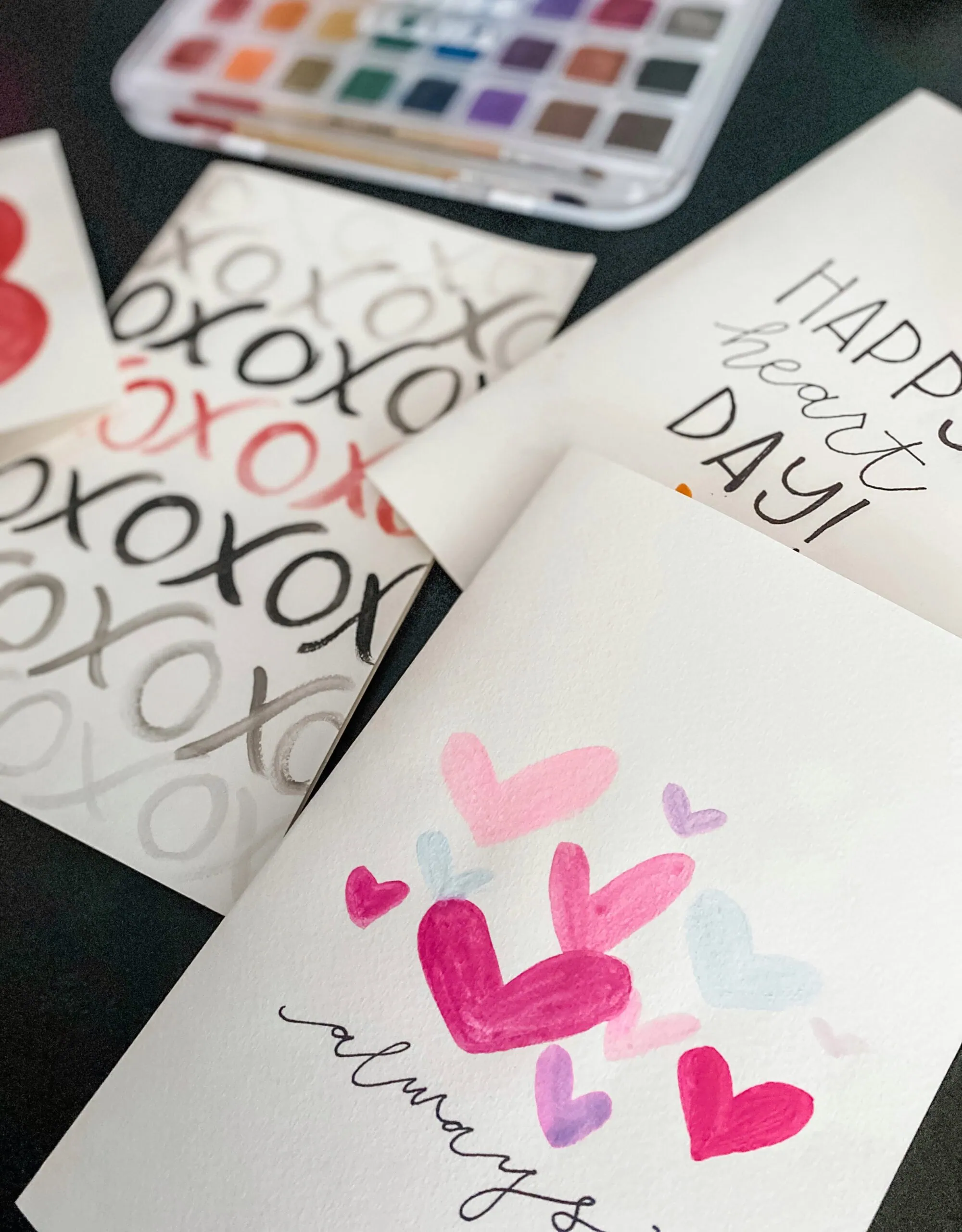 DIY Watercolor Valentine Cards (Easy for Kids AND Adults!)