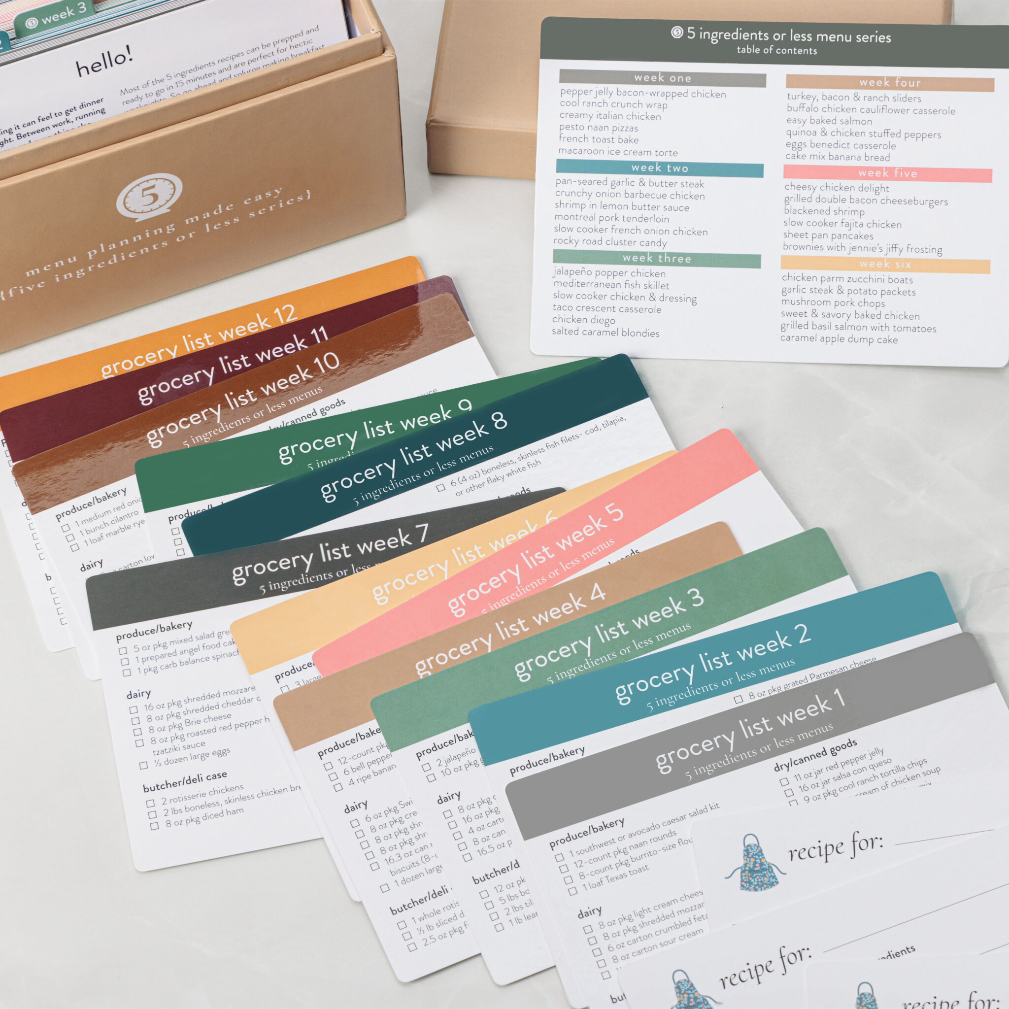 Our 5 Ingredients Menu Plan Has Been The Most Popular One This Year (We ...