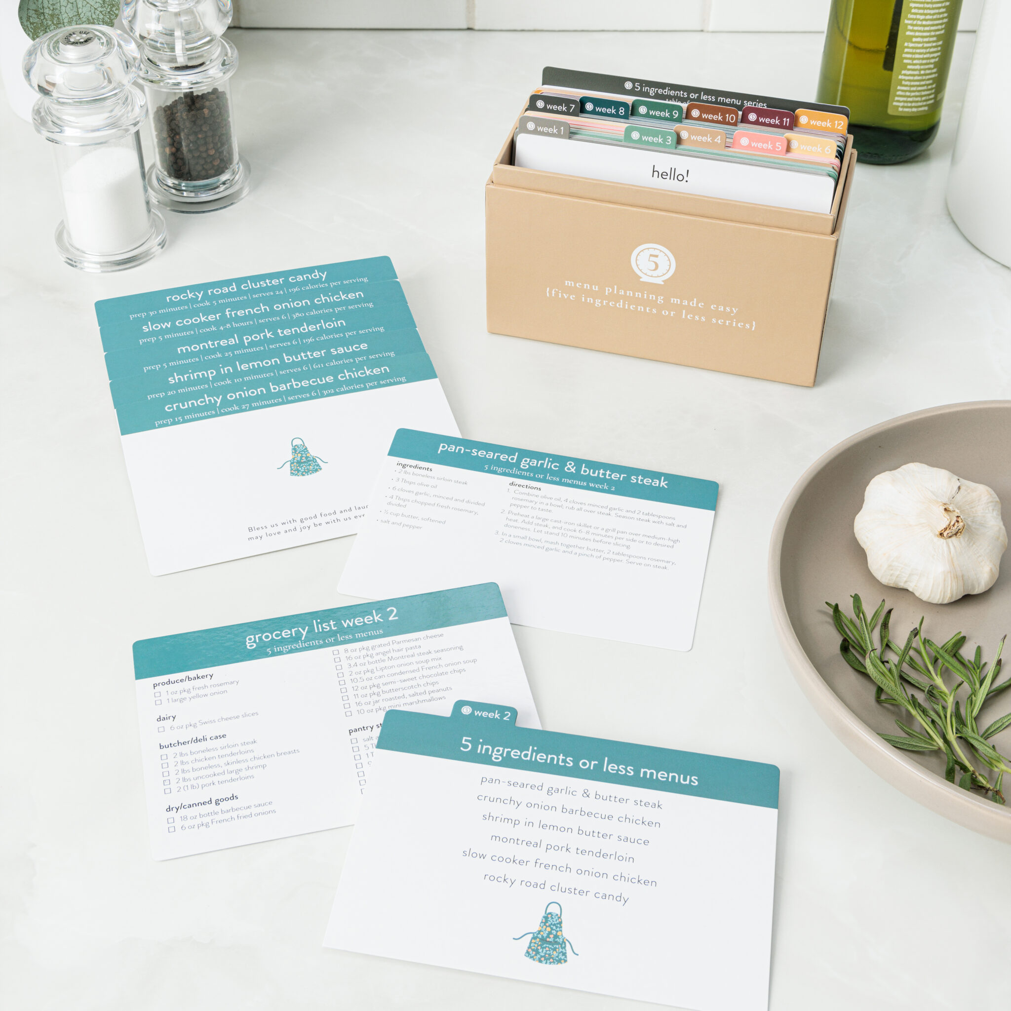 Our 5 Ingredients Menu Plan Has Been The Most Popular One This Year (We ...