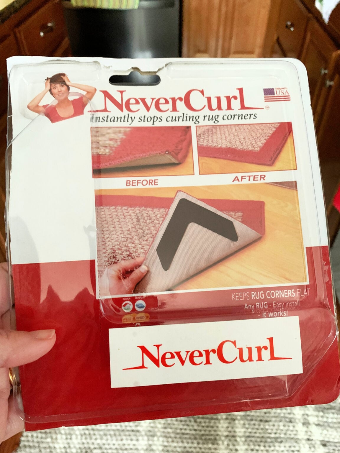 Wondering How to Keep Rug Corners from Curling? Try THIS!