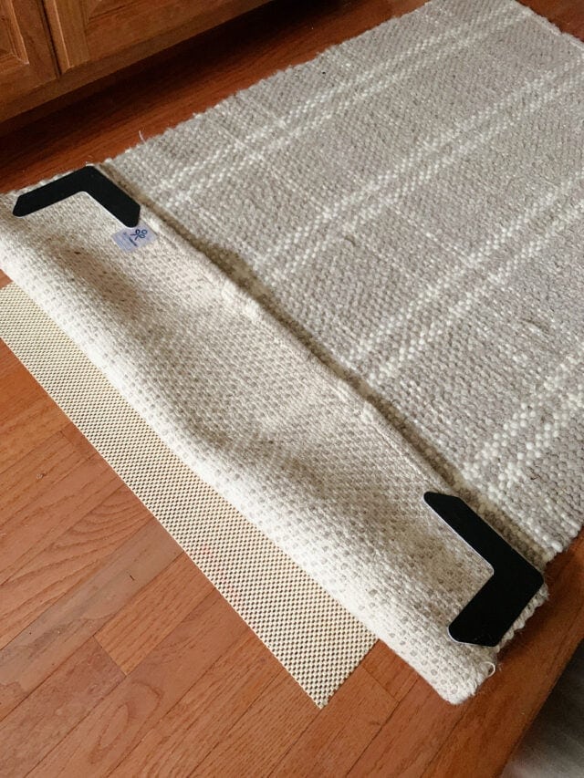 Wondering How to Keep Rug Corners from Curling? Try THIS!