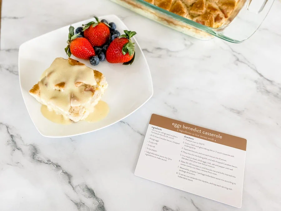Eggs Benedict Casserole (Just 5 Ingredients and SO GOOD!)