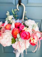 DIY Wreath for Spring... Using an UMBRELLA!