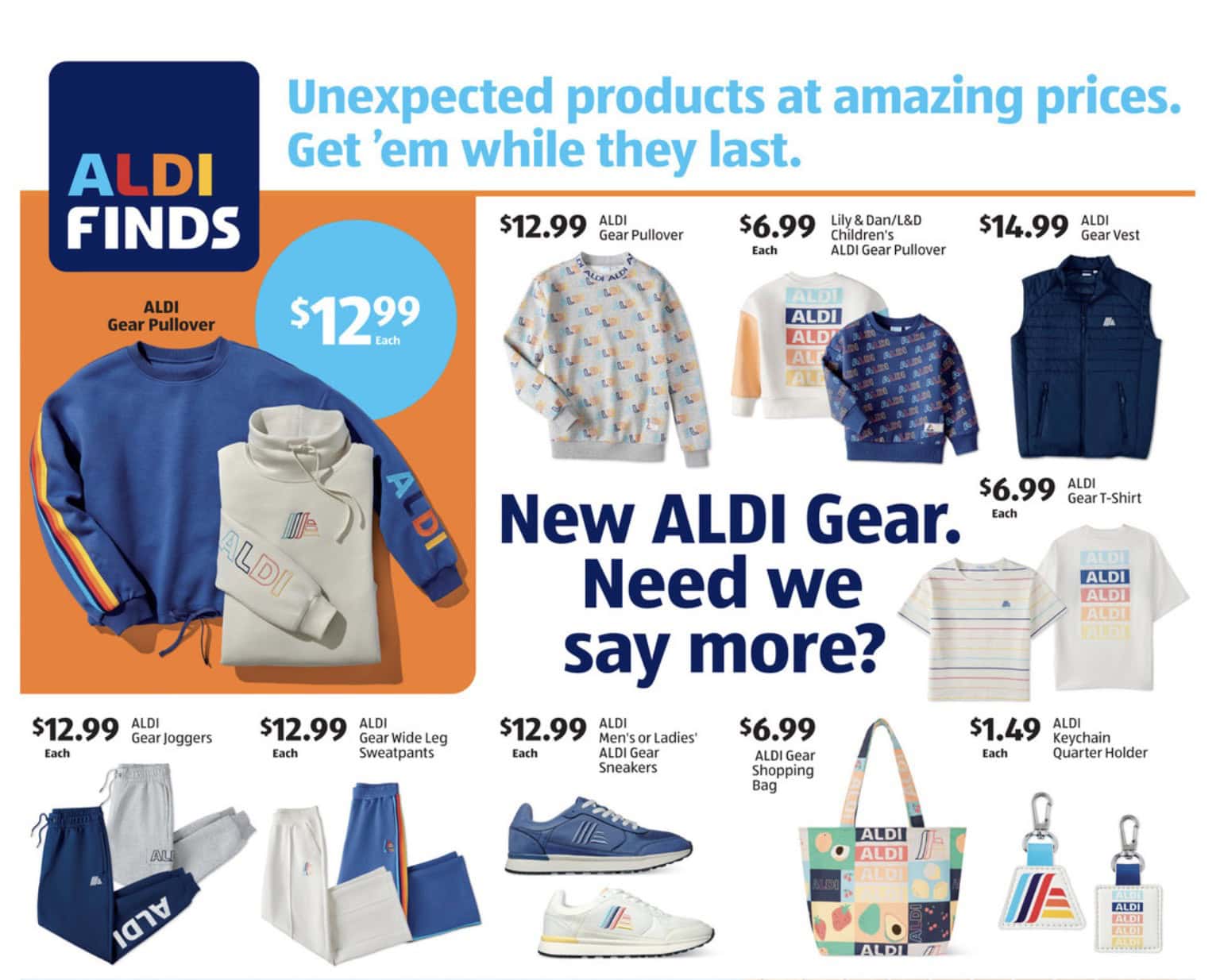 Aldi Clothes Super Fan Line for 2025 - Now In Stores!