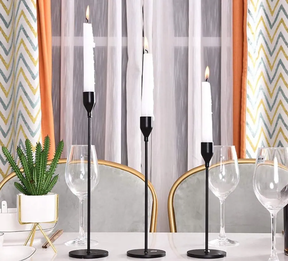 Set of 3 Taper Candlestick Holders - Under $12! (Reg $20)
