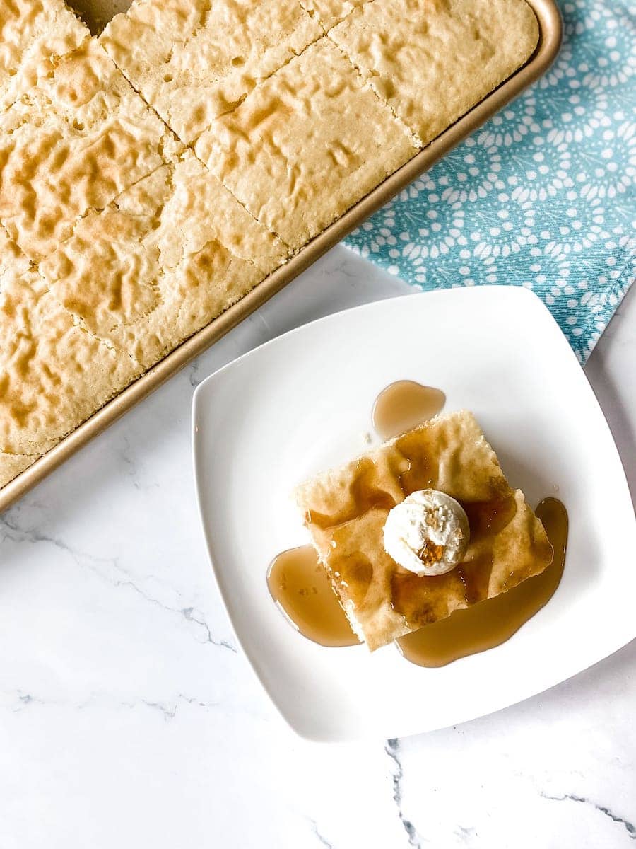 Sheet Pan Pancakes from Mix | Brunch for a Crowd the EASY Way!