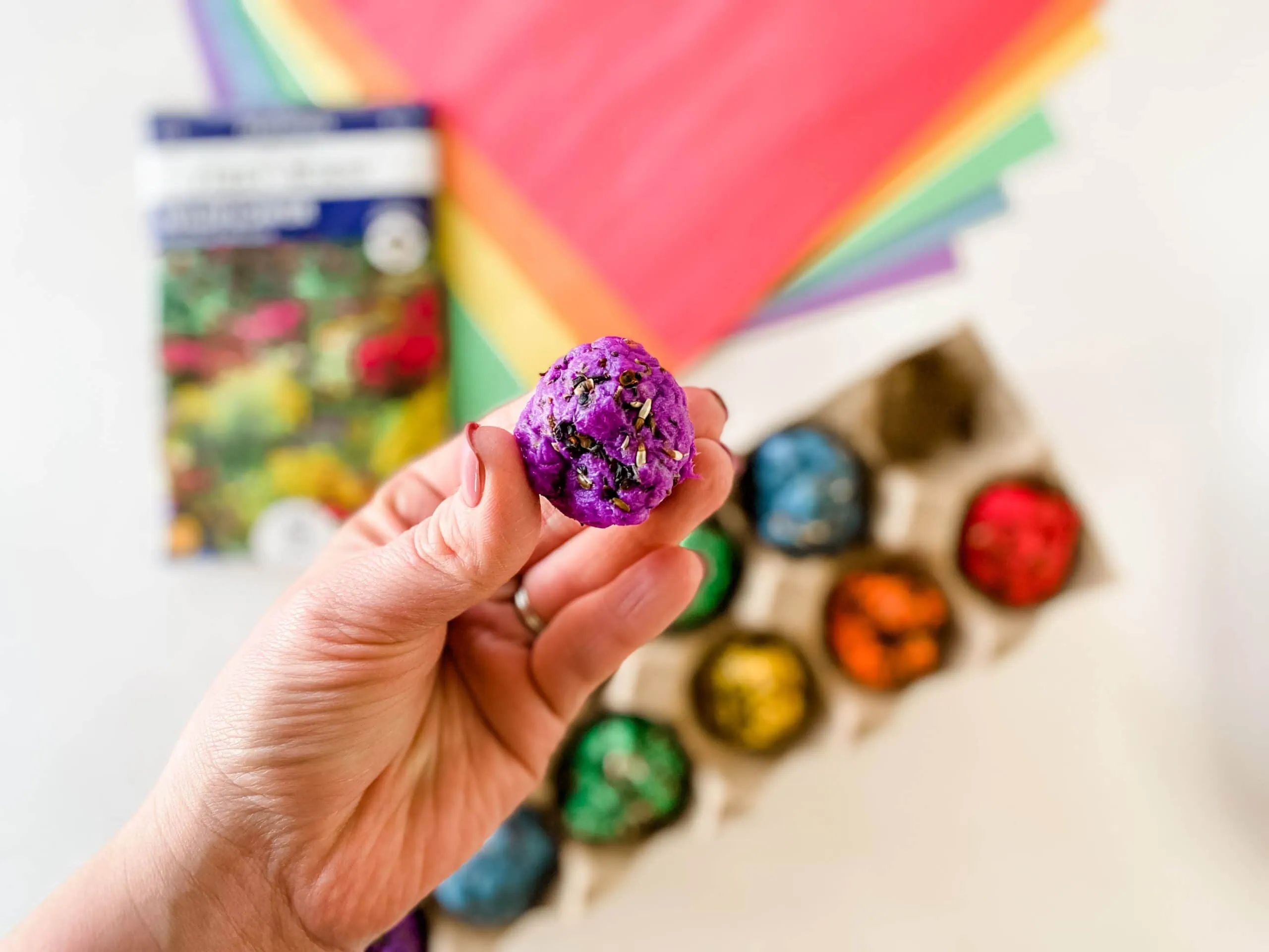 Ready to Plant?? Try these DIY Wildflower Bombs!