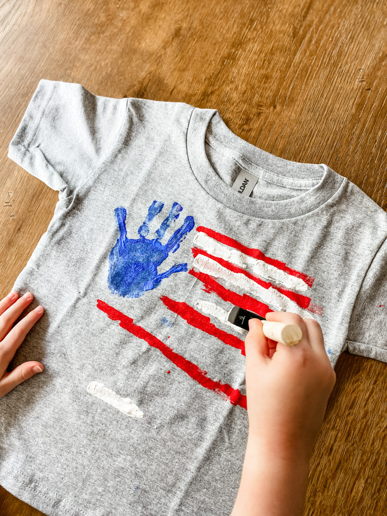 4th of July Handprint Craft - SO Cute & Patriotic!