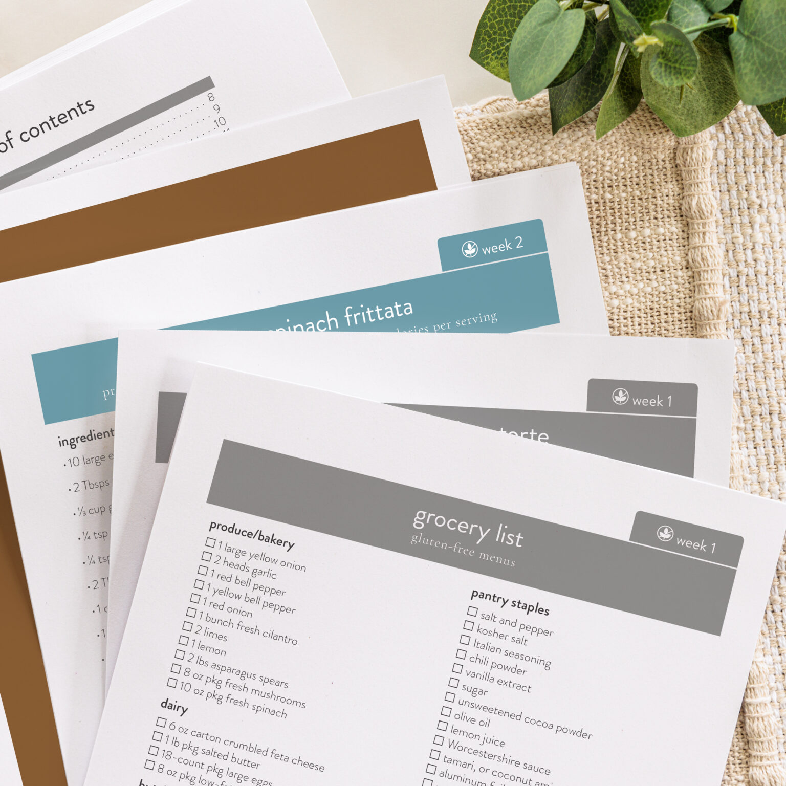 Gluten-Free Menu Plan Made EASY!