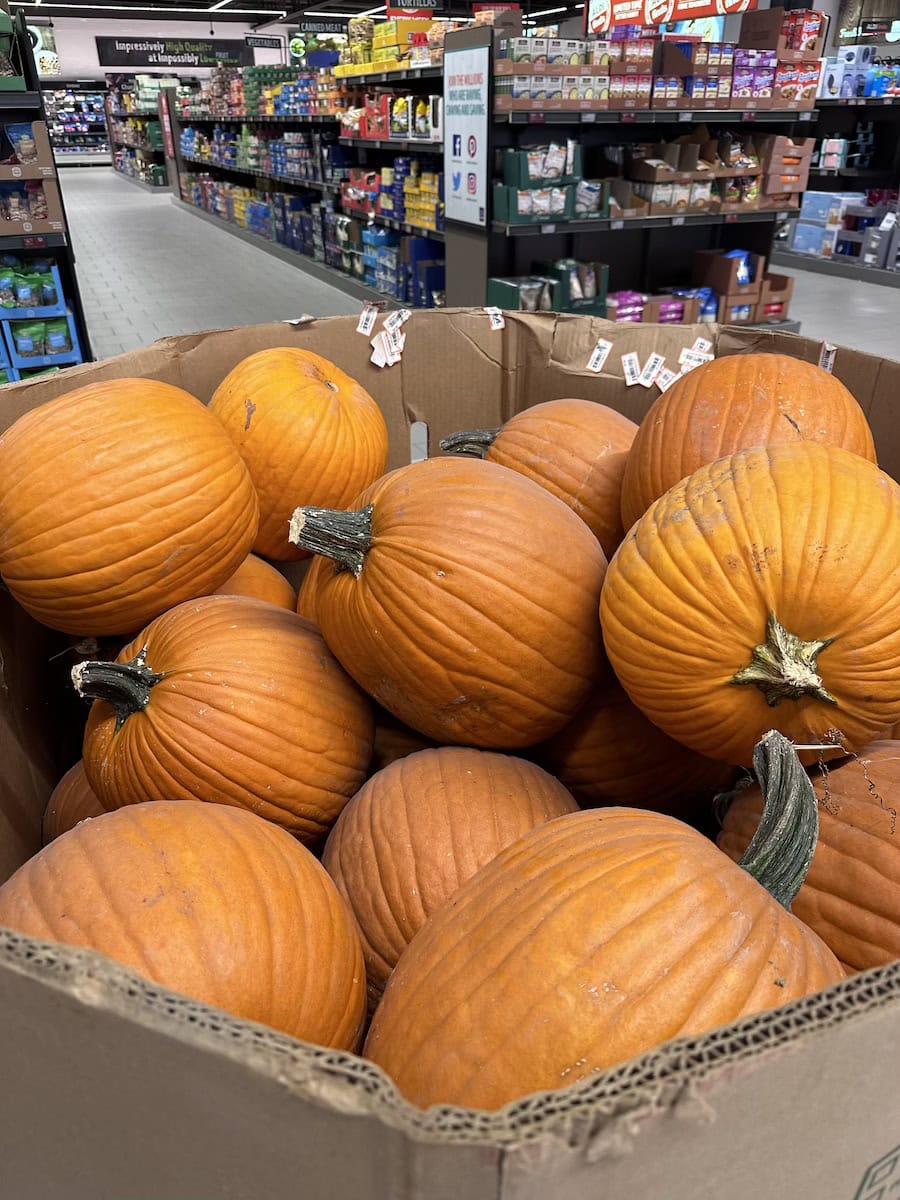 Aldi Pumpkins are NOW IN STORE!
