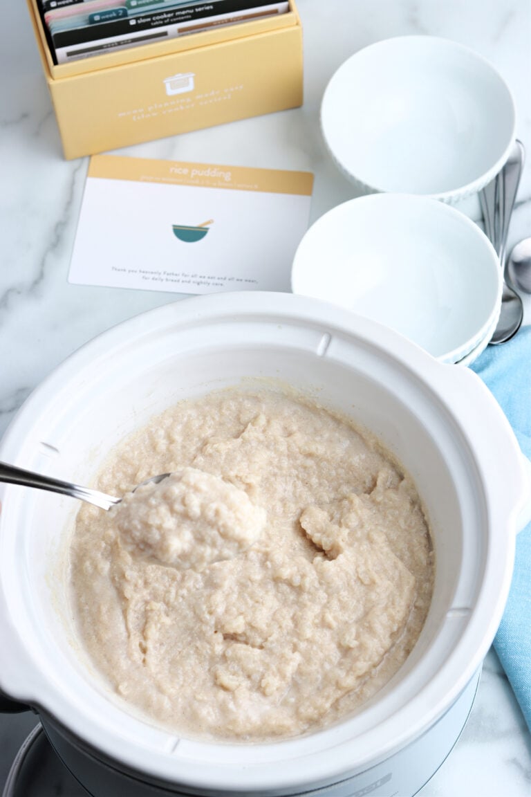 Slow Cooker Rice Pudding - This Delicious Dessert is SO Flavorful!