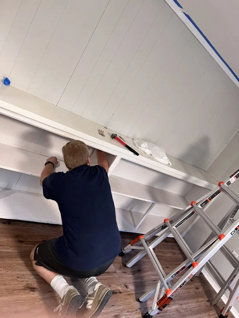 Painting Wood Paneling: How to Paint Paneling In Under 4 Hours!