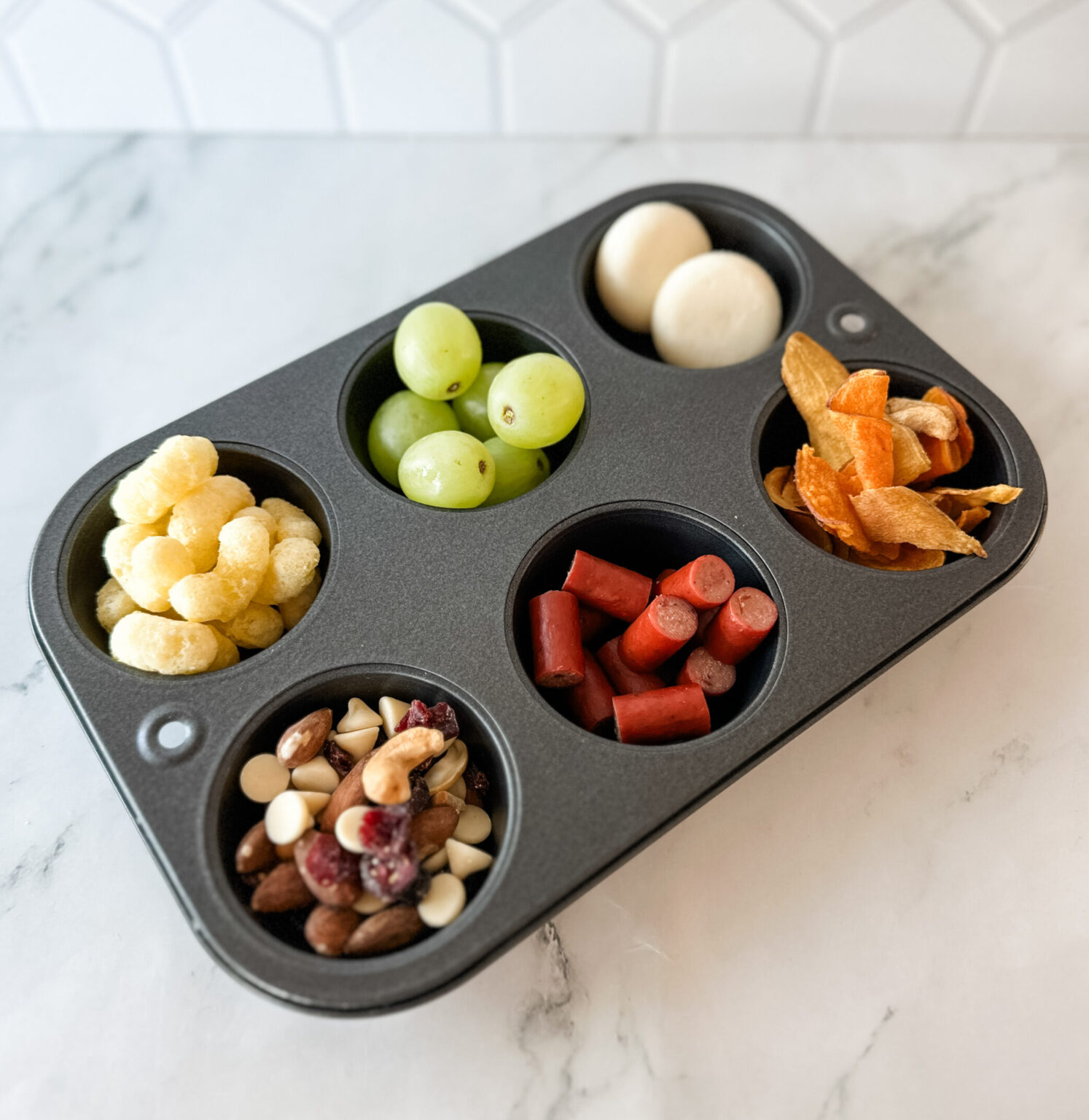 Muffin Tin Snack Tray for Kids - An Easy & Fun Serving Option!