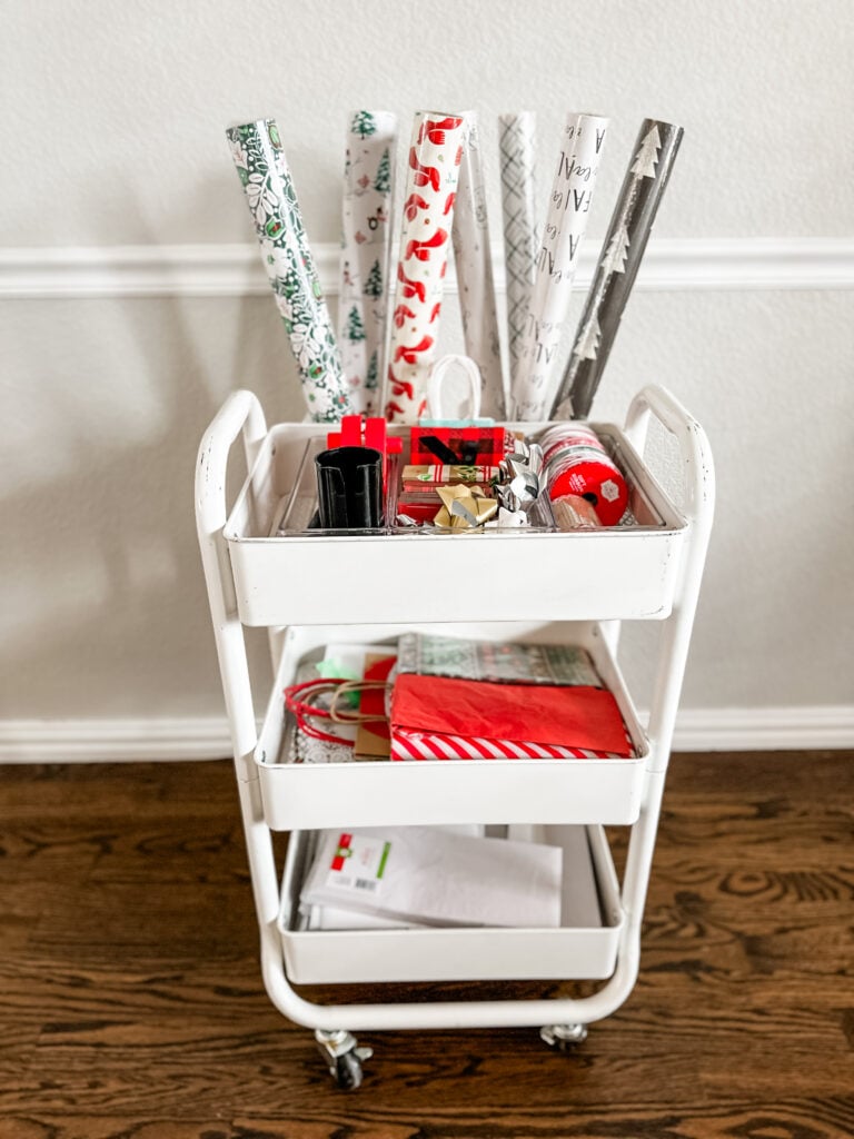 DIY Gift Wrap Station - Try This IKEA Hack!