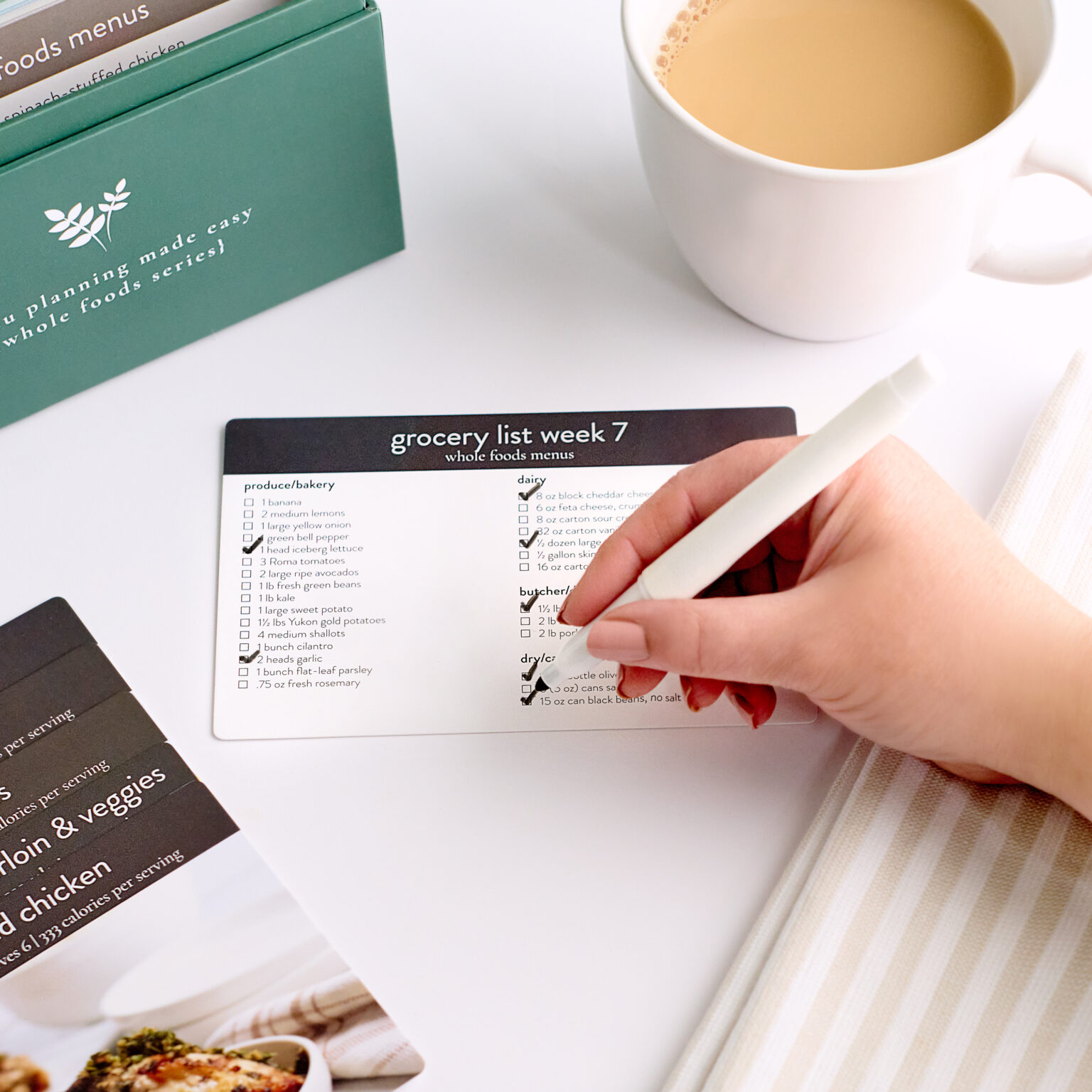 NEW Recipe Binders & Whole Foods Menu Plan with Photos