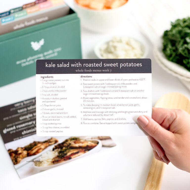 NEW Recipe Binders & Whole Foods Menu Plan with Photos