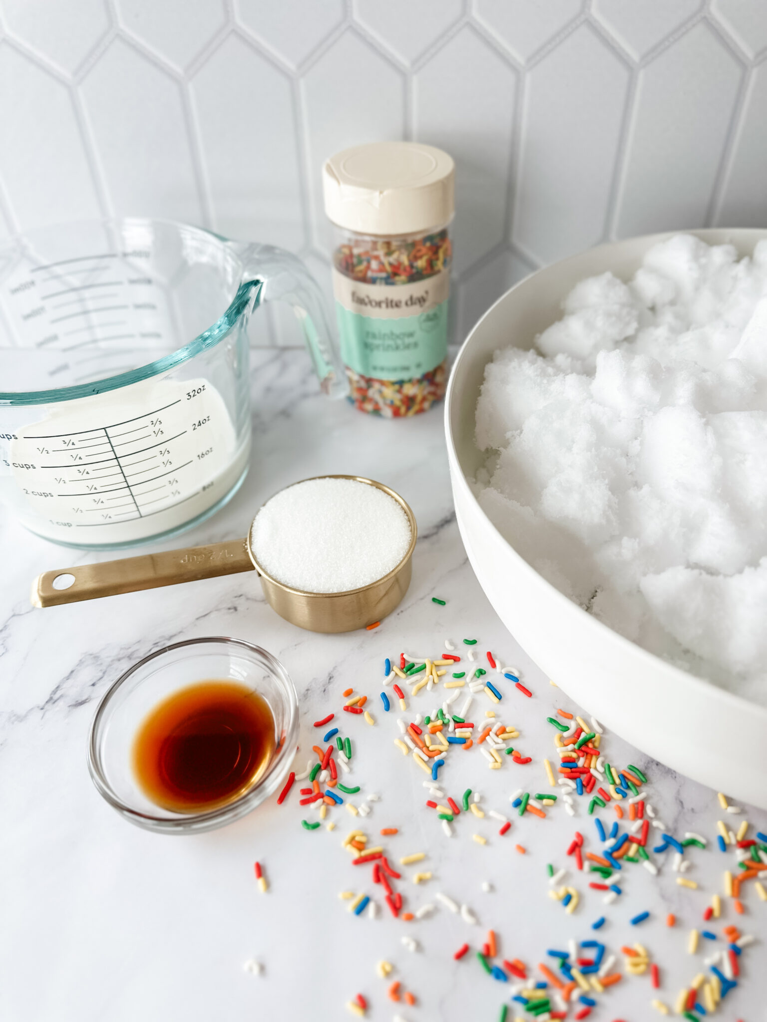 Snow Ice Cream Recipe - Just 4 Ingredients!