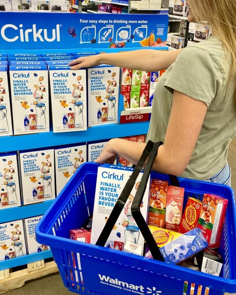 A Cirkul Water Bottle Makes Drinking Water Fun! (Available at Walmart)