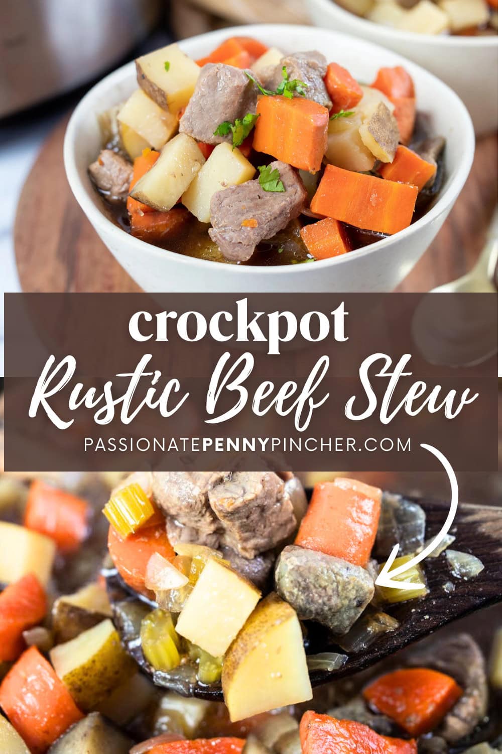 Slow Cooker Rustic Beef Stew (Low In Calories and SO GOOD!)