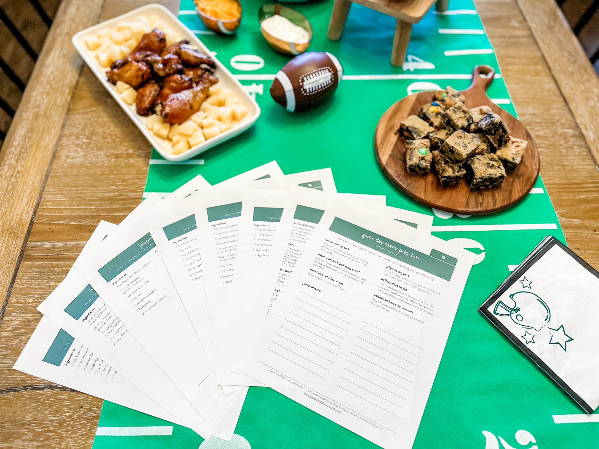 Game Day Menu (Grab your Recipes AND Grocery List HERE!
