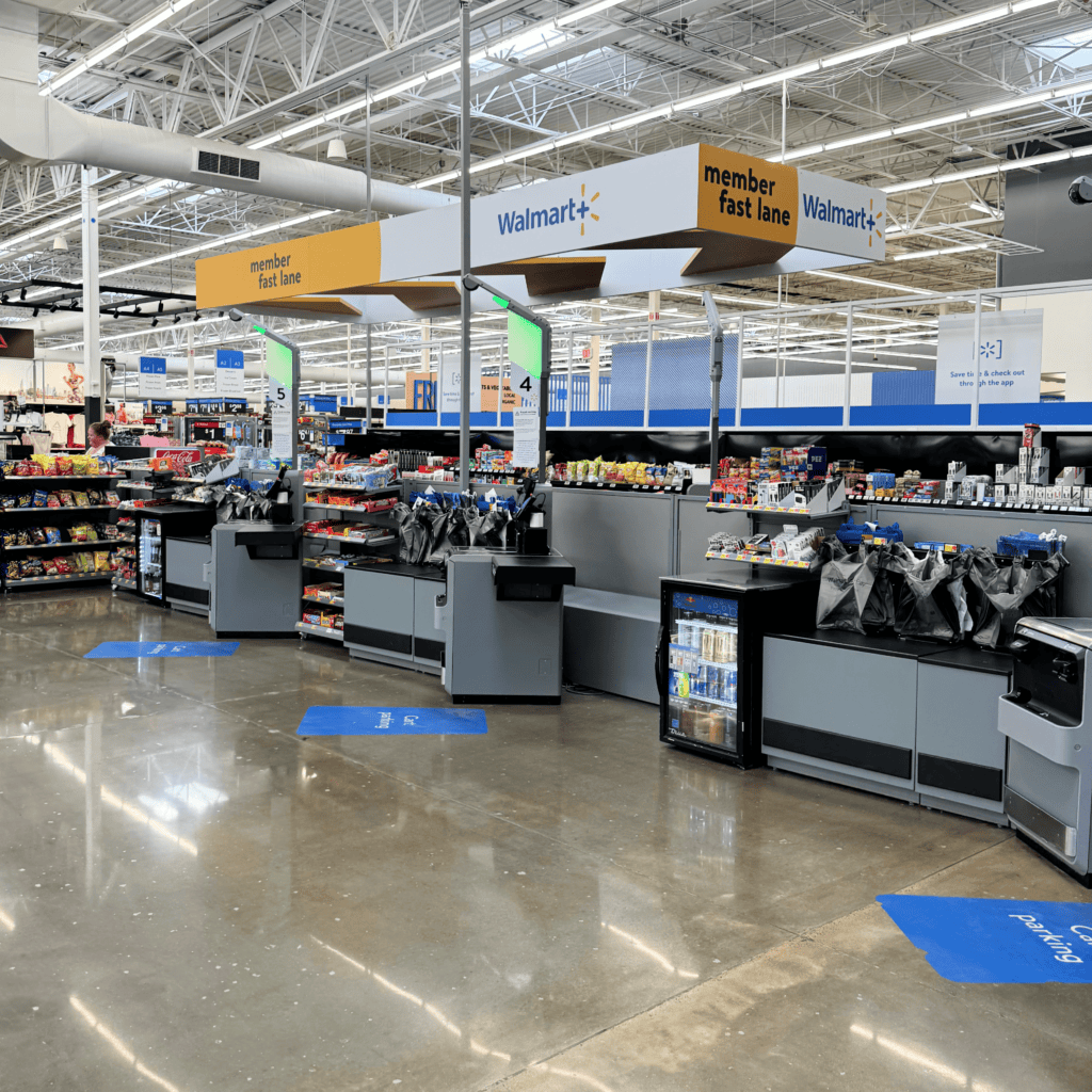 Walmart Self Checkout Upgrades Part of New Store Design