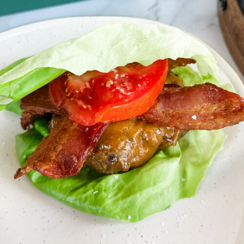 Bunless Burger Recipe (TONS of BLT Flavor!)