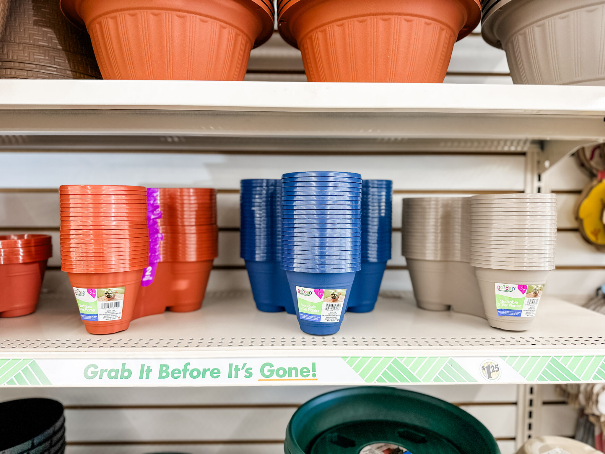 Dollar Tree Garden Supplies (The Stackable Planters are BACK!)