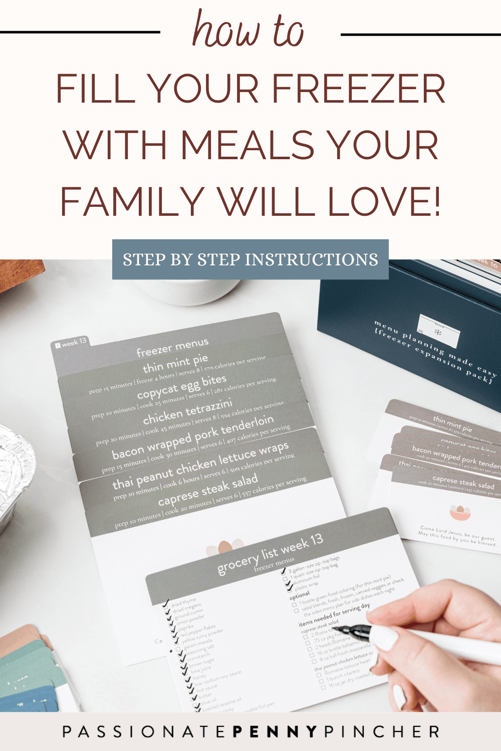 Freezer Menu Expansion Packs: Get A Free Freezer Cooking Class When You ...