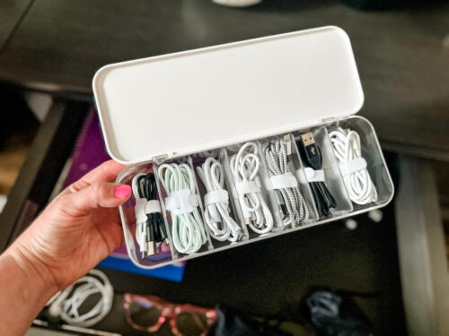 How to Organize Charger Cords (Clear Out Your Junk Drawer!)